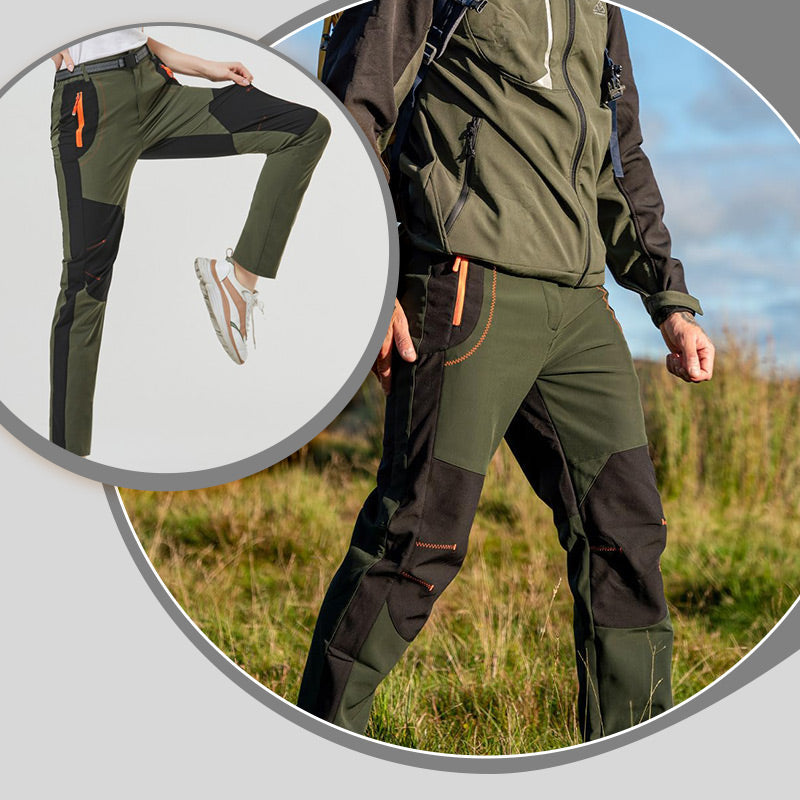 Windproof Waterproof Warm Elastic Waist Hiking Pants – kyayu