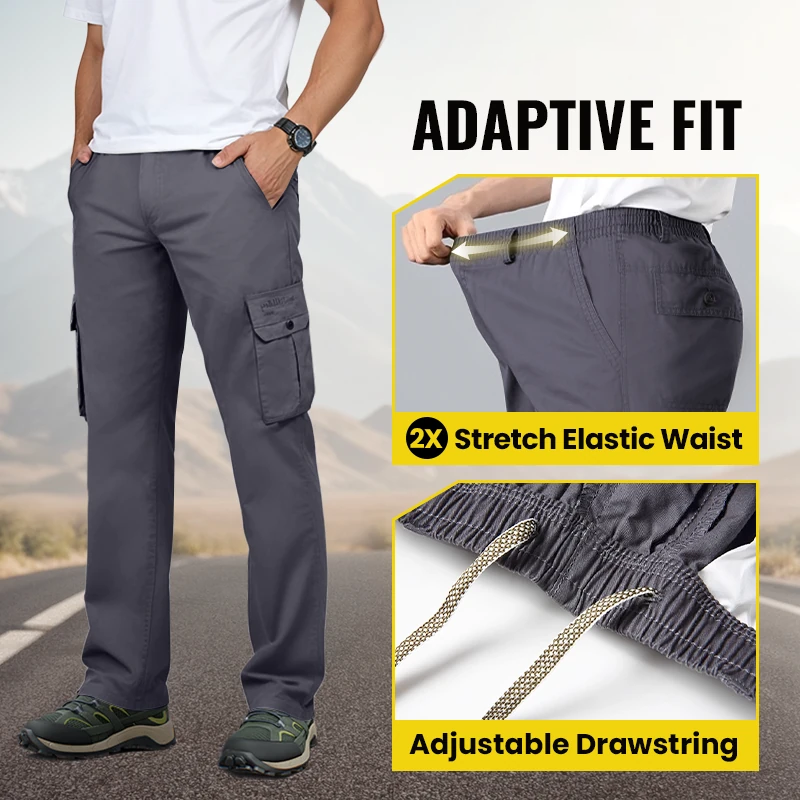 Men’s Multi-Pocket Cargo Pants – kyayu